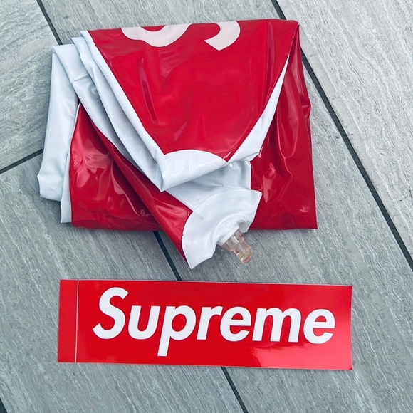 Supreme | Other | Supreme Logo Beach Ball And Sticker Ss5 New | Poshmark